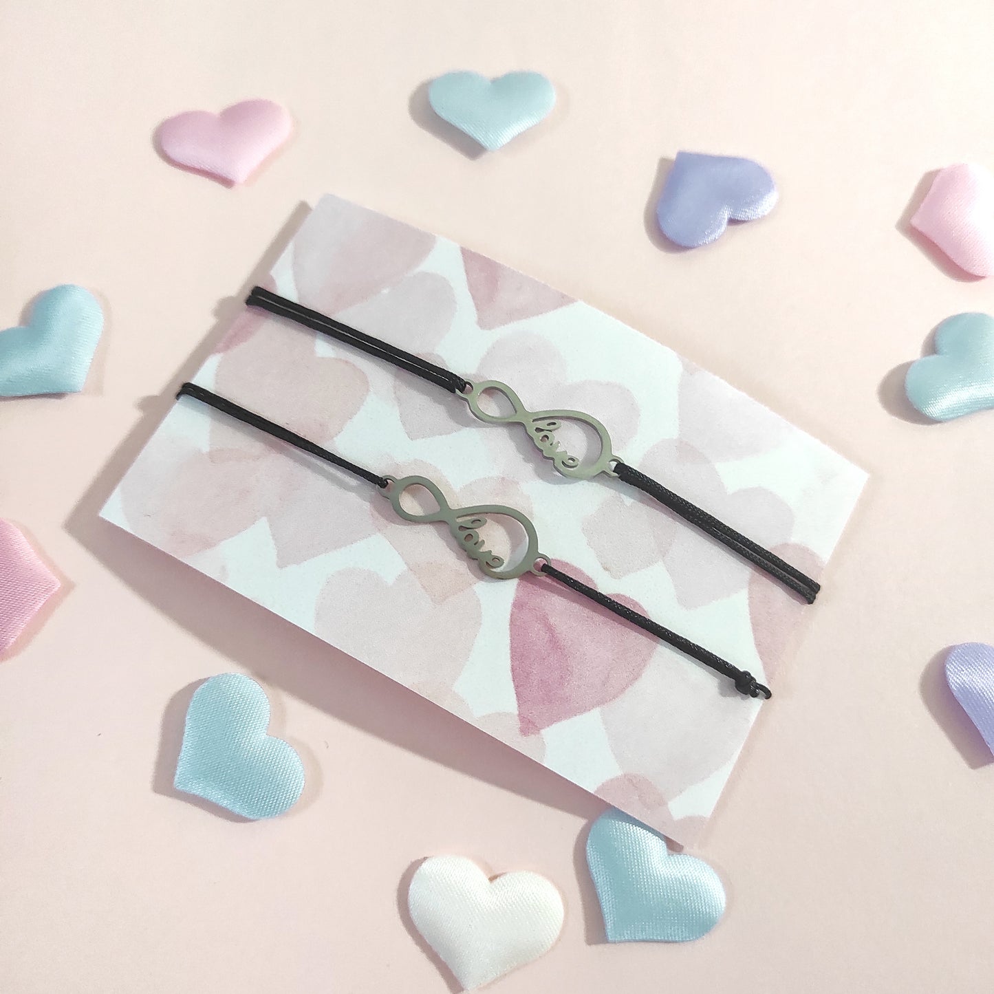 Infinity love narukvice (komplet) – Pink Star Shop